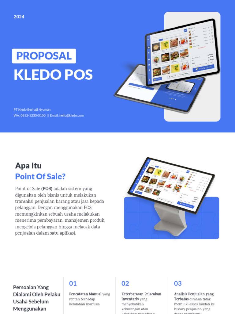 Proposal Kledo Pos | PDF