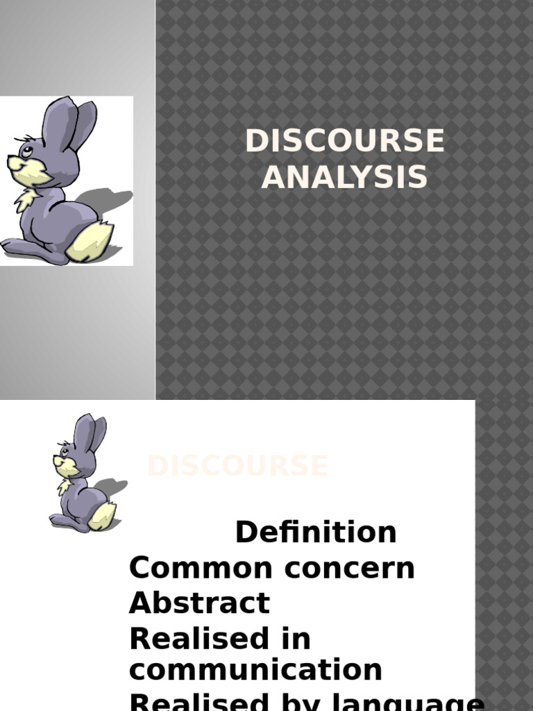 Discourse analysis | PDF | Discourse | Semiotics Discourse analysis | PDF | Discourse | Semiotics