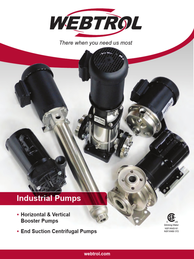 webtrol-industrial-pumps-catalog-2023 | PDF | Bearing (Mechanical) | Pump