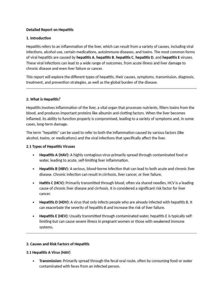 HEPATITIS | PDF | Hepatitis | Hepatitis B