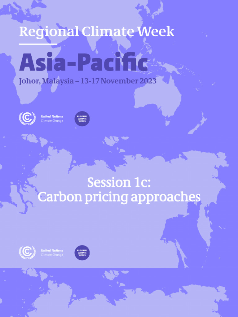 Session 1c_Carbon pricing approaches | PDF | Carbon Tax | Emissions Trading