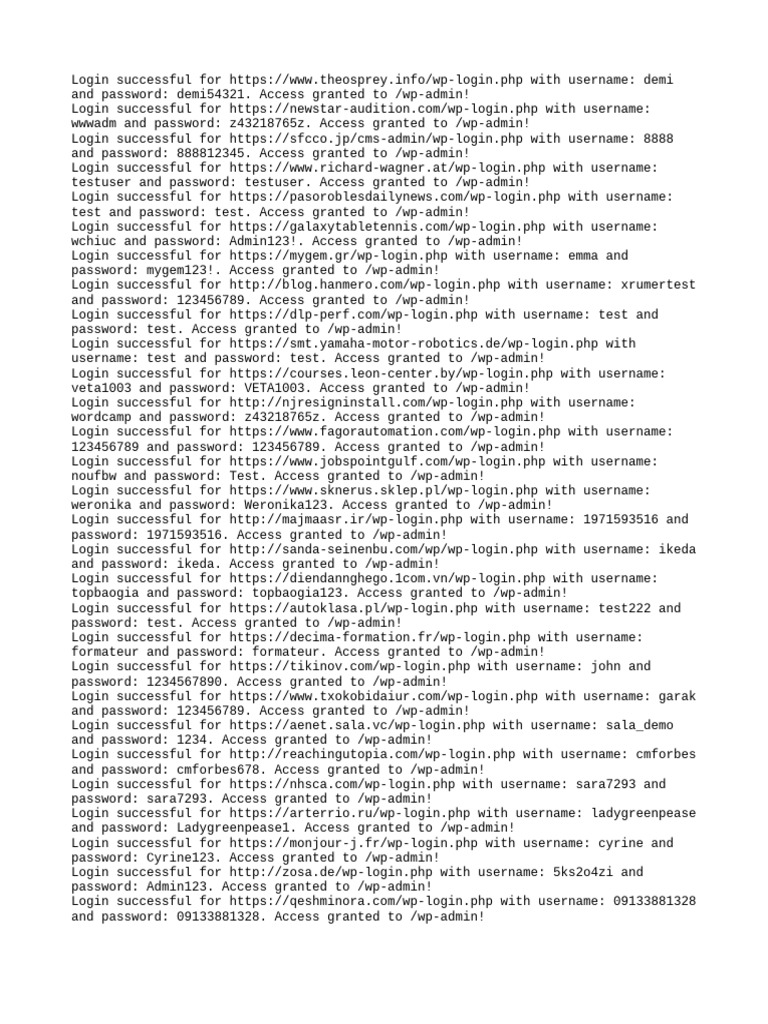 1000wp | PDF | User (Computing) | Password