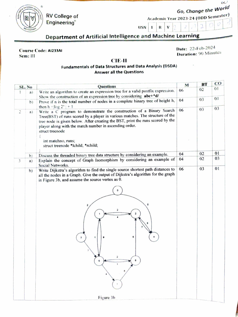 DSDA CIE 2 | PDF | Algorithms And Data Structures | Theoretical Computer Science