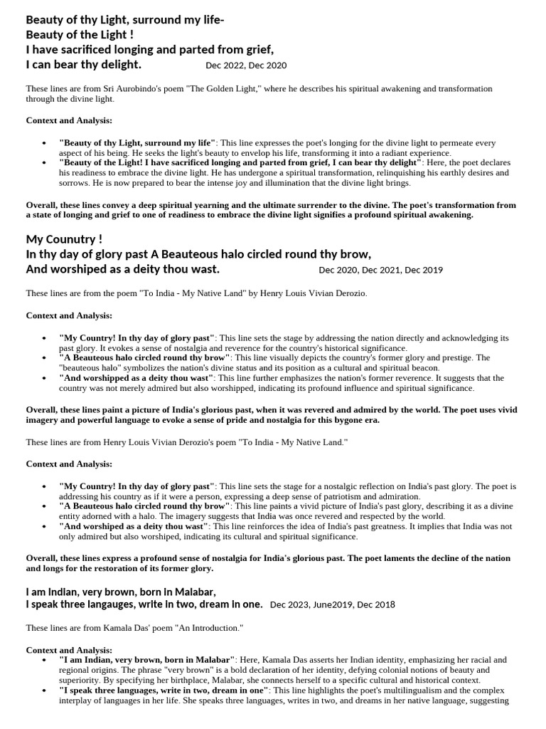 Beauty of thy Light | PDF