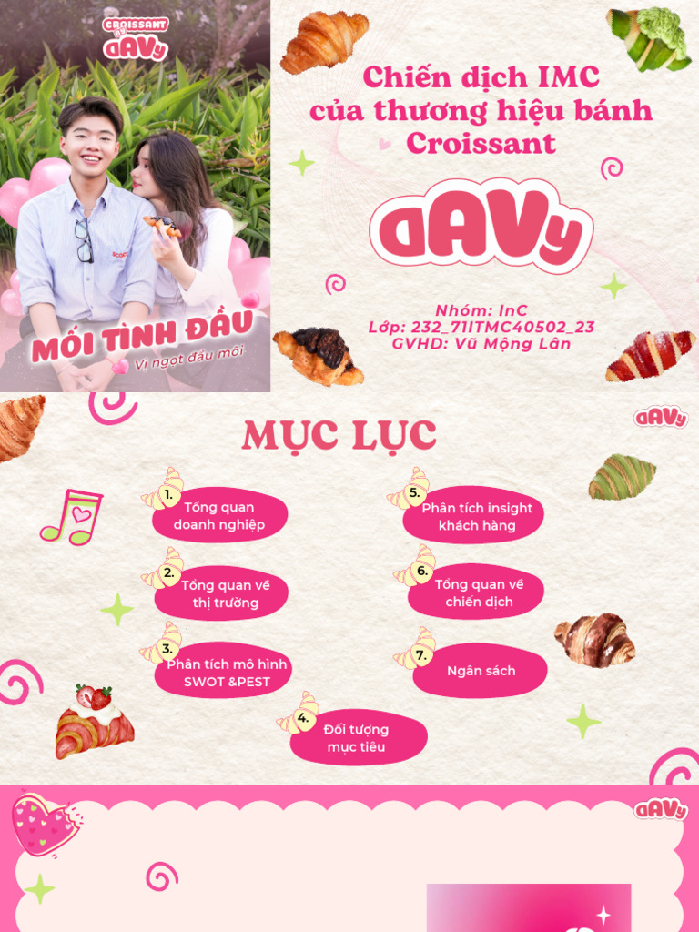 CUỐI KỲ - IMC23 - NHÓM InC - DAVY | PDF