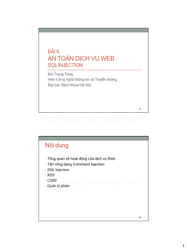 An Ninh M NG Lec 6 | PDF