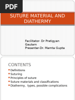 Sutures Comparison Chart | PDF | Surgical Suture | Chemical Substances