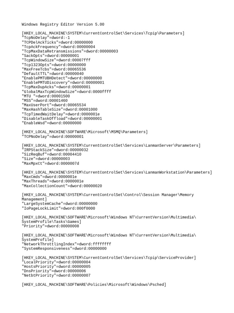 Praktod Regedit v2 | PDF