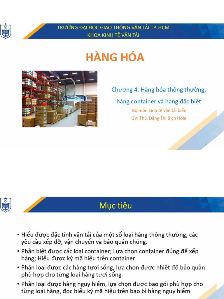 C4 - Cargo Types | PDF