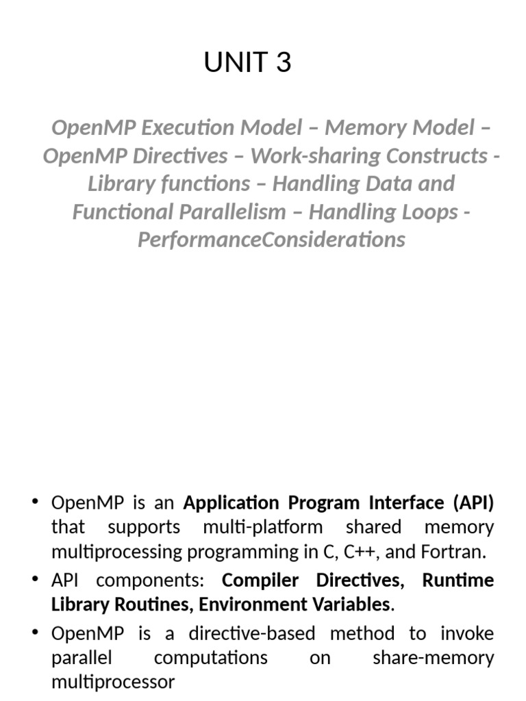 UNIT 3 | PDF | Runtime System | Software Development