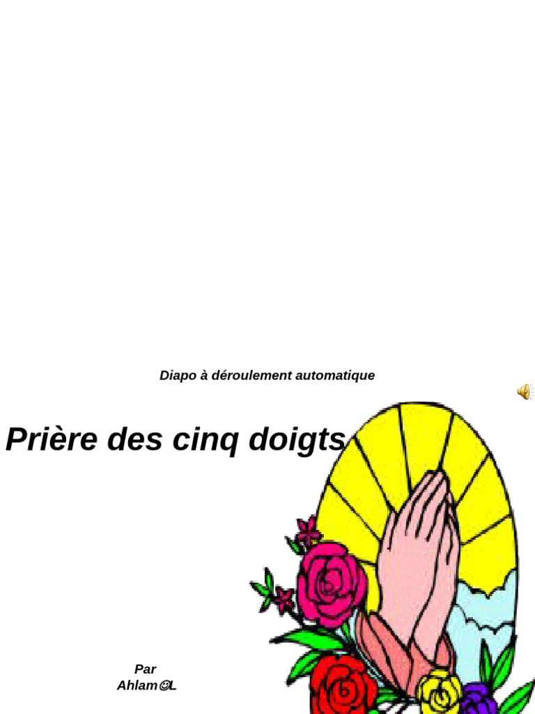Prière des Cinq Doigts : Guide Spirituel | PDF