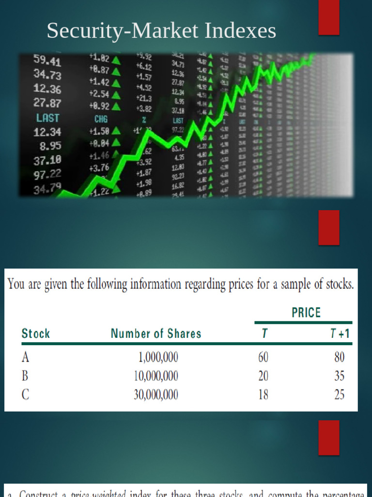 Lecture # 13 IPM Class Practice 1 | PDF | Market Capitalization | Stocks