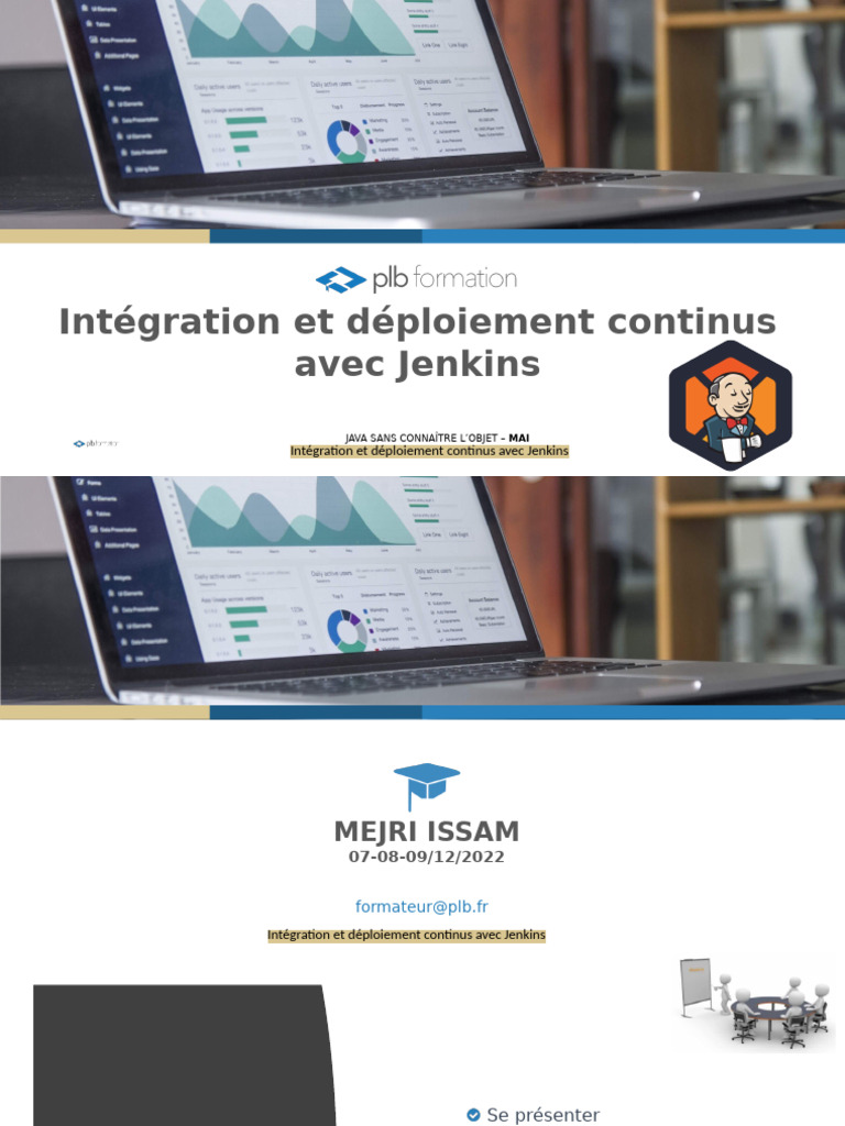 PLB-FORMATION_JENKINS | PDF | Java (Langage de programmation) | Développement de logiciel