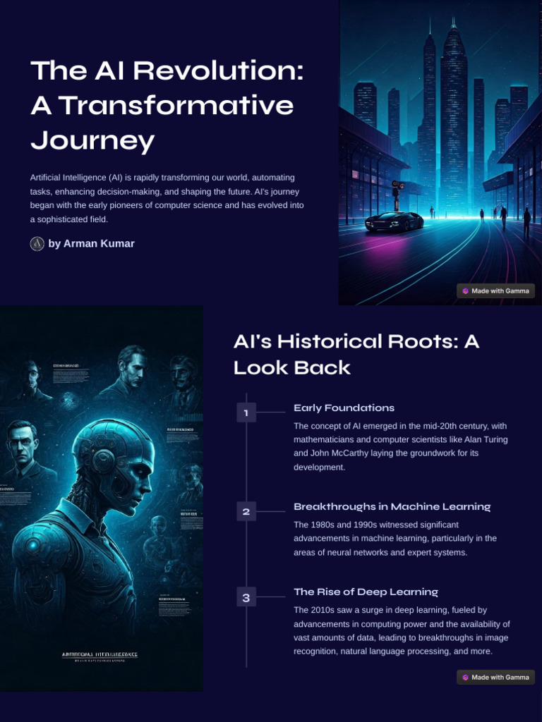 The AI Revolution A Transformative Journey | PDF | Artificial ...