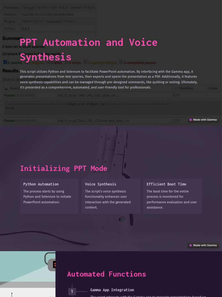 Automation and Voice Synthesis | PDF | Speech Synthesis | Microsoft ...