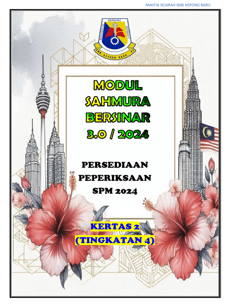 Modul Persediaan Spm 2024 Ting 4 Pdf