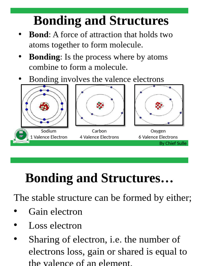 Understanding Bonding and Chemical Structures | PDF | Chemical Bond ...