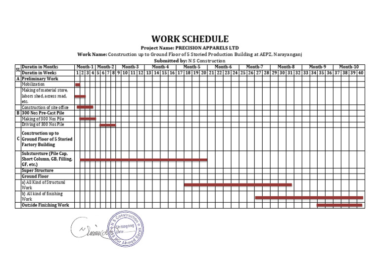 Work Schedule | PDF