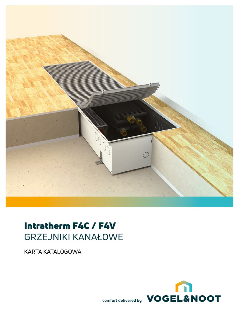 Karta Katalogowa Grzejniki Kanalowe Intratherm F4c F4v 07 2022 Pl Web Pdf