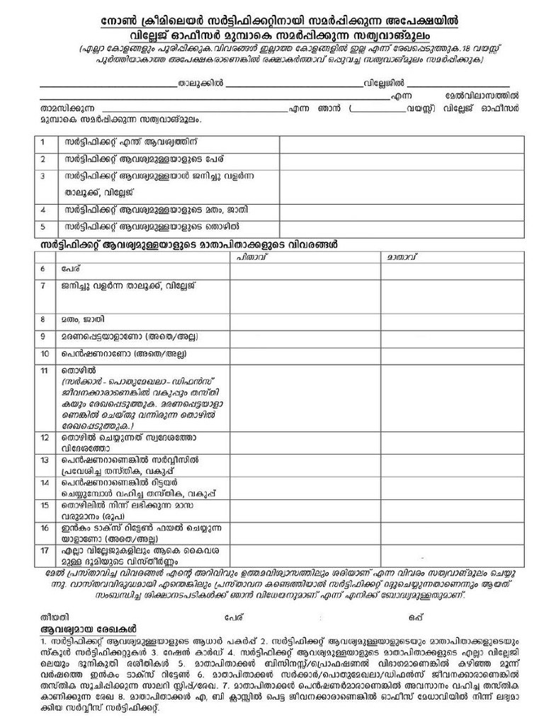 NCL Affadavit | PDF