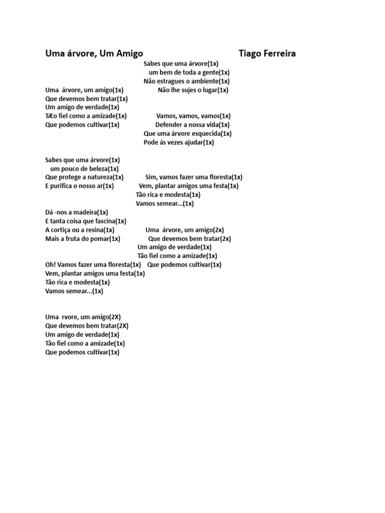 Amizade Verde: Cultive Árvores | PDF