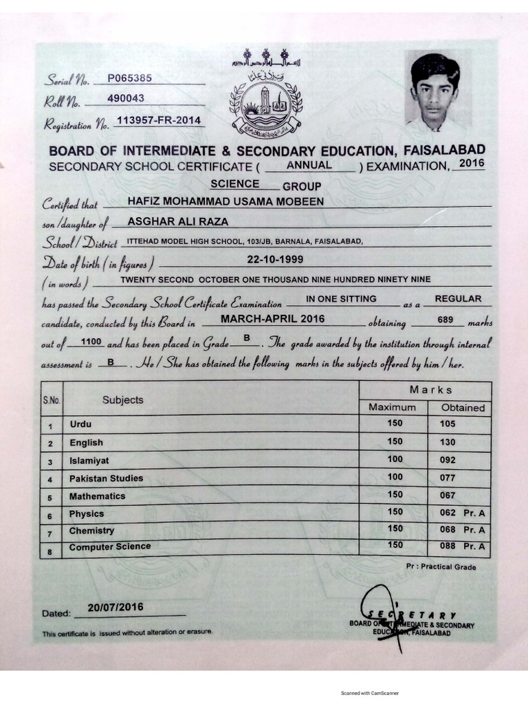 Matric Sanat | PDF