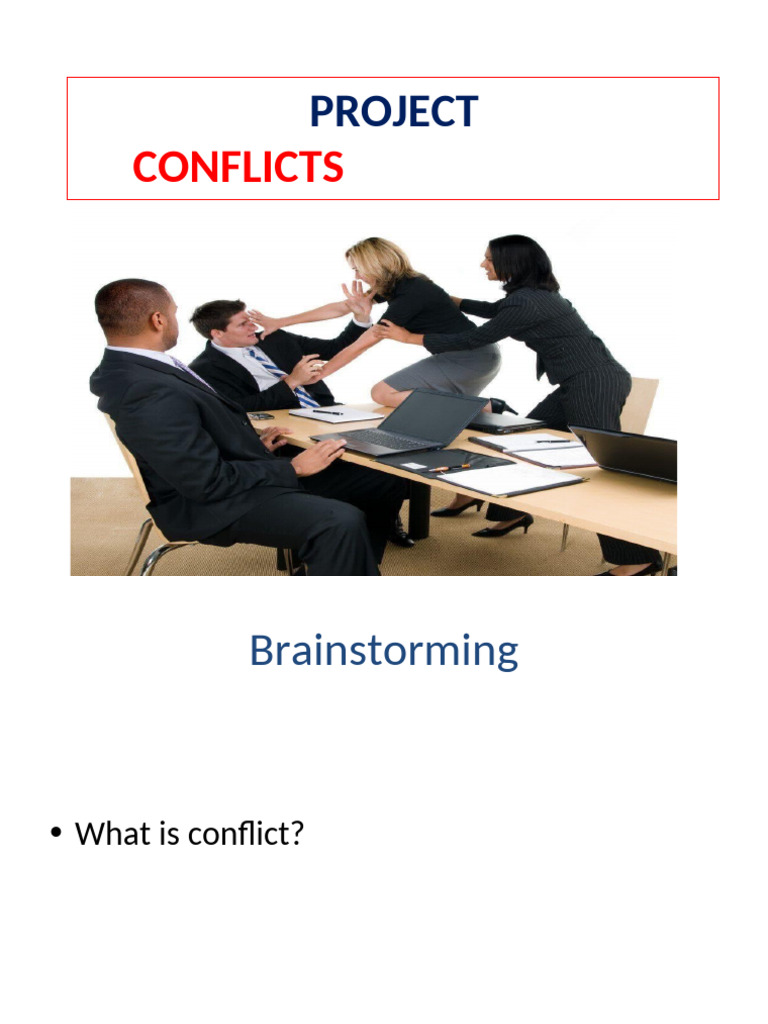 Effective Project Conflict Management | PDF | Goal | Conflict Resolution