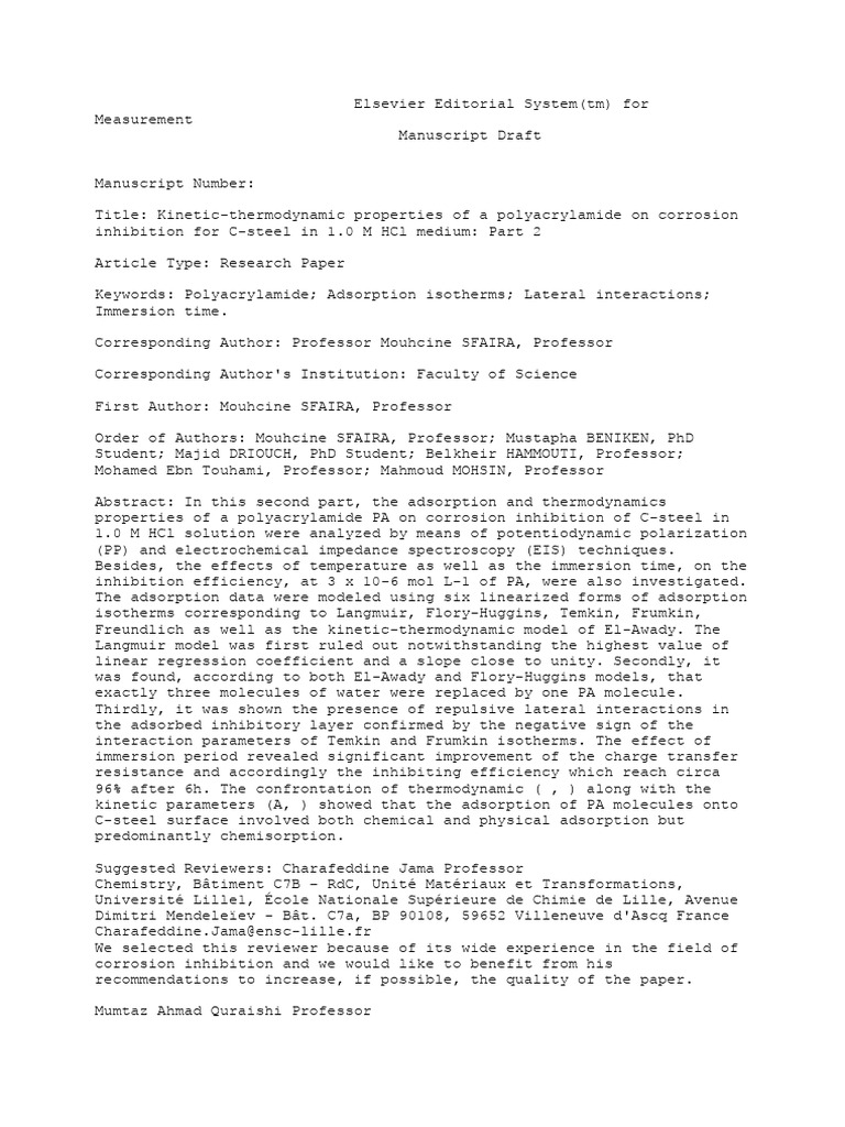 MEAS-S-17-03166 Part 2 | PDF | Adsorption | Ion