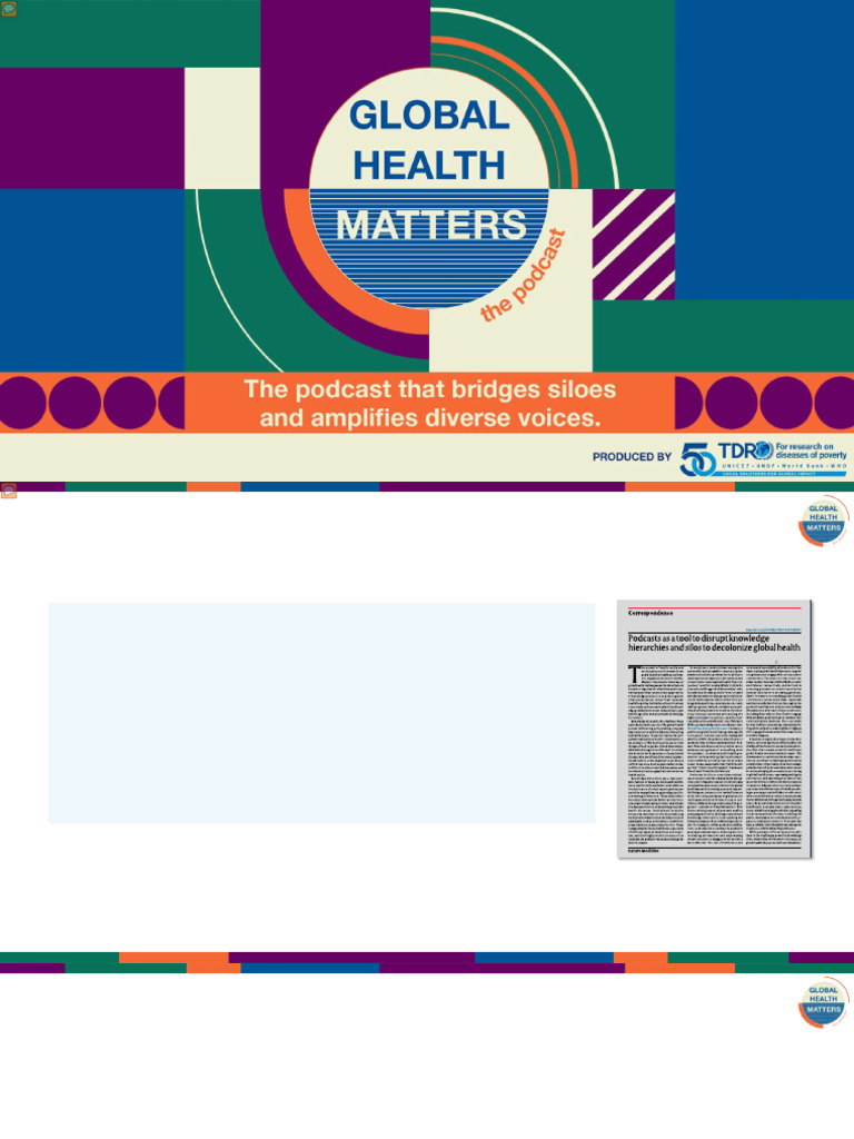 09.1 GHM Presentation McGill03 - 2024 | PDF | Human Communication | Liberal Arts Education