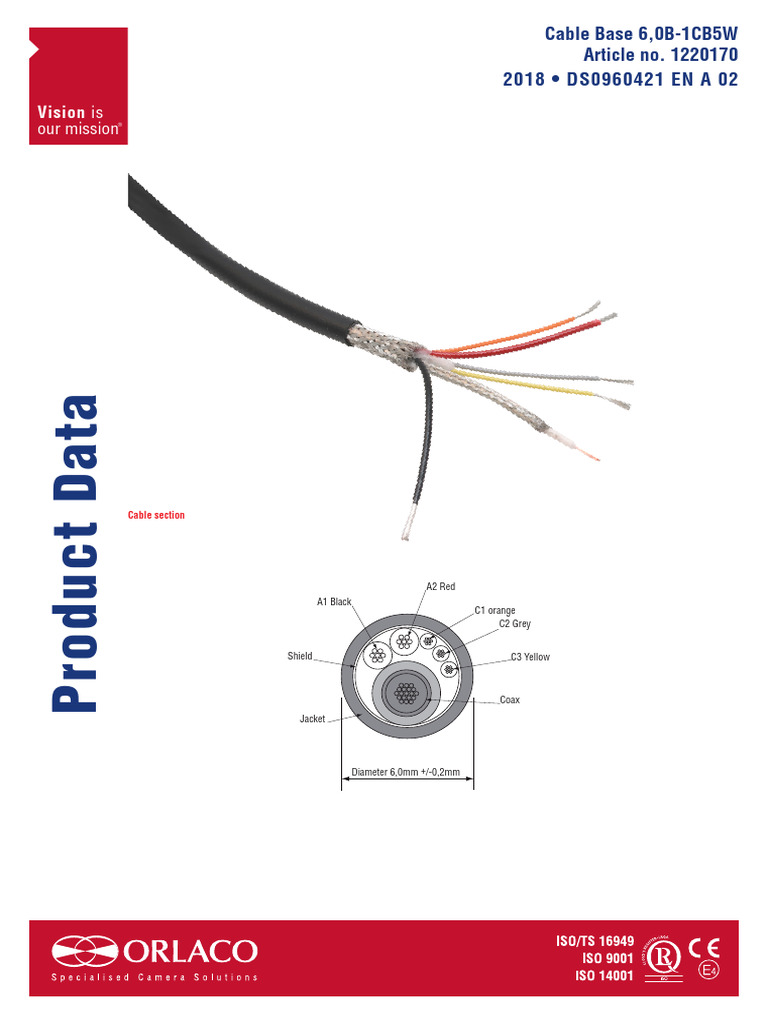 DS0960421-1220170 Cable Base 6,0B-1CB5W A02 | PDF | Coaxial Cable ...