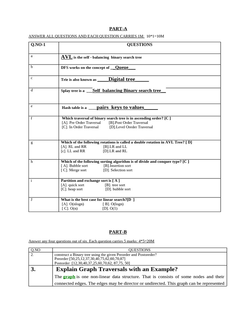 key with question paper 2 | PDF | Vertex (Graph Theory) | Discrete ...