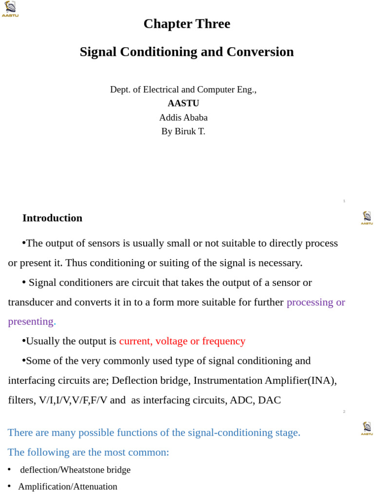 Chapter Three Part 1 | PDF | Amplifier | Operational Amplifier