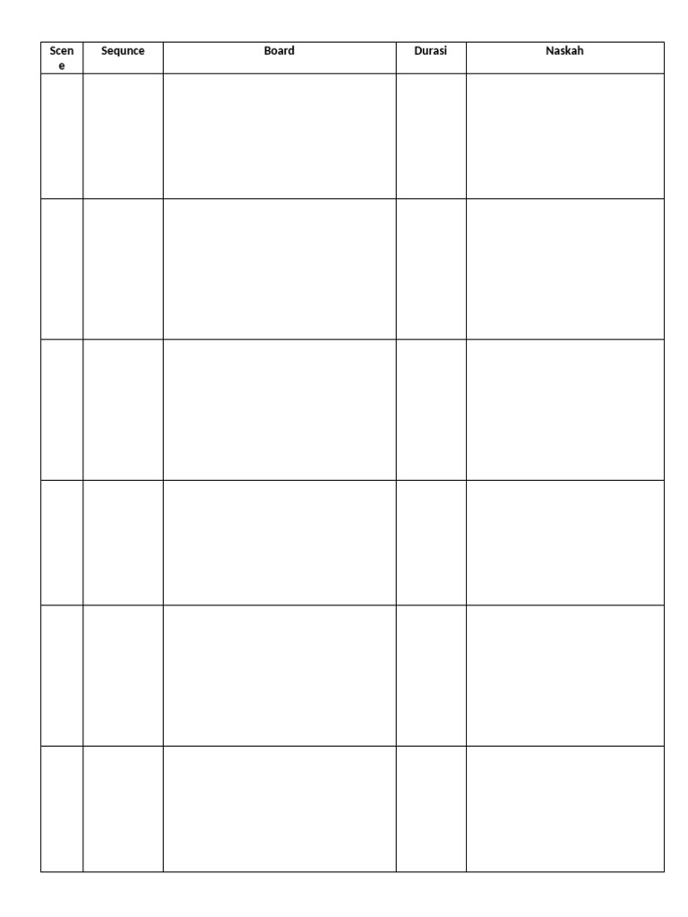 Format Storyboard | PDF