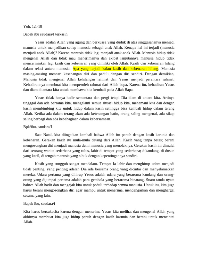 Natal 25 Des 2025 Thun C | PDF