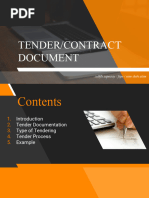 Overview of Tender Documentation | PDF | Specification (Technical ...