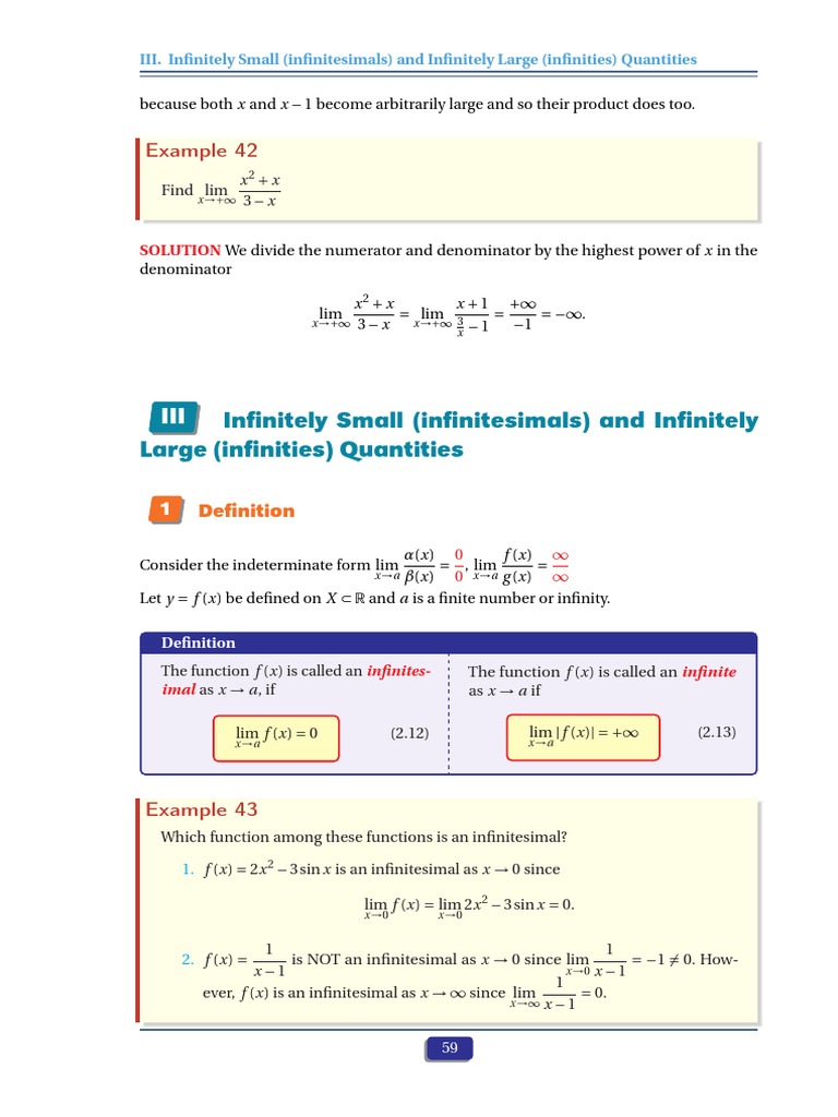 Infinitely Small | PDF | Infinity | Functions And Mappings