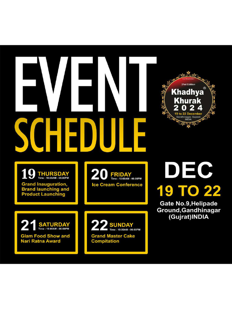 Event of Khadya Khurak | PDF