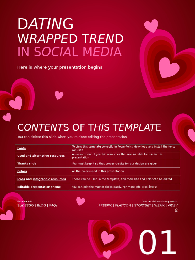 Dating Wrapped Trend in Social Media by Slidesgo | PDF | Planets ...