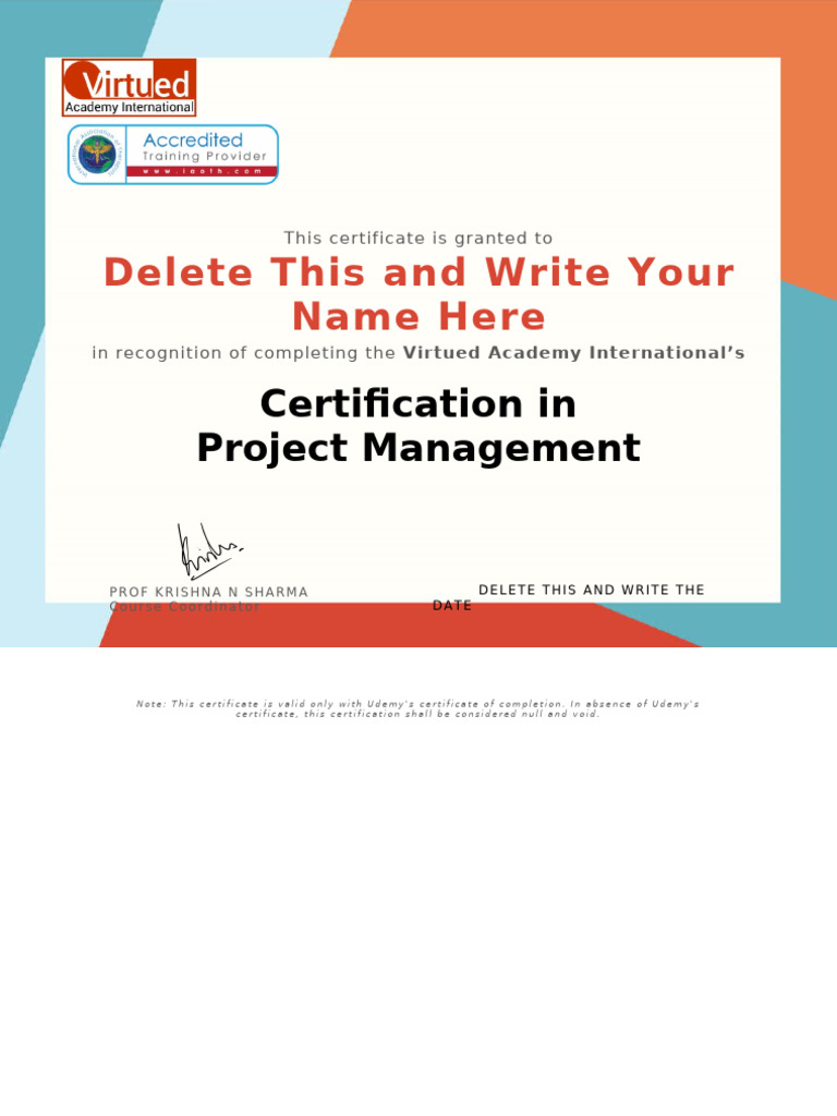 2.1 DIY Template New - Project Management | PDF