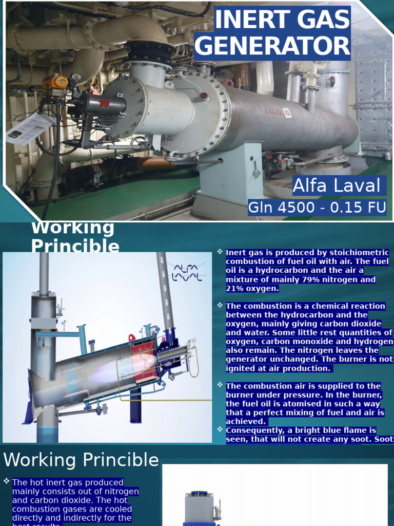 Inert Gas Generator - Eng | PDF | Combustion | Chemistry