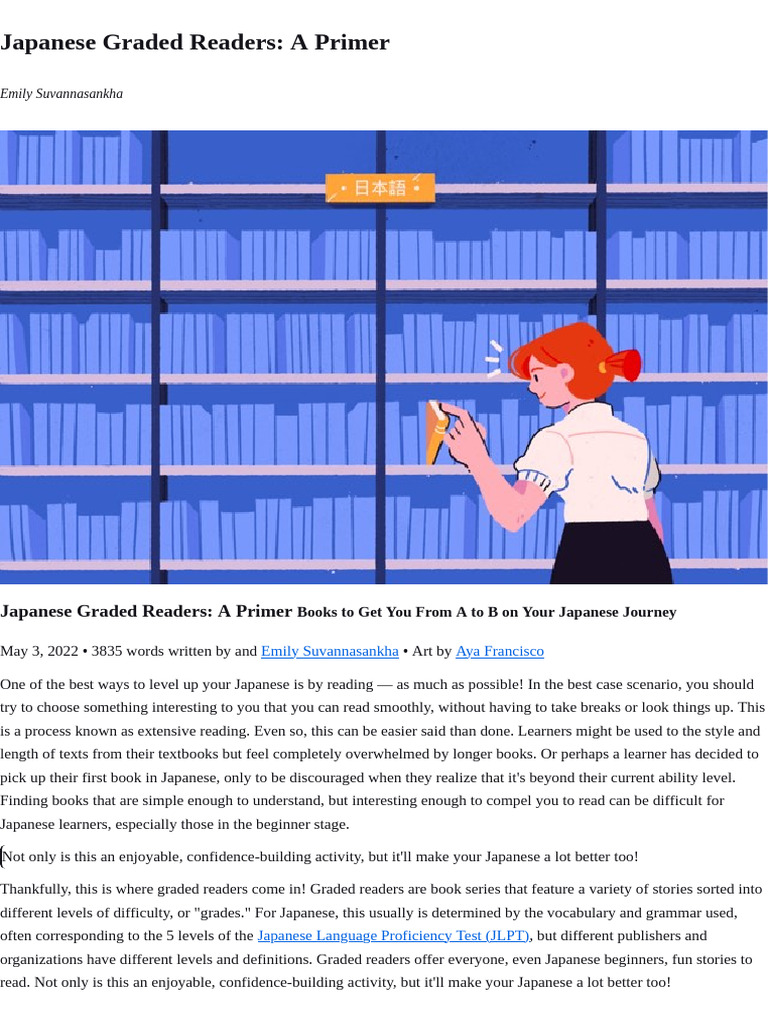 Japanese Graded Readers | PDF | Reading Comprehension | Written ...