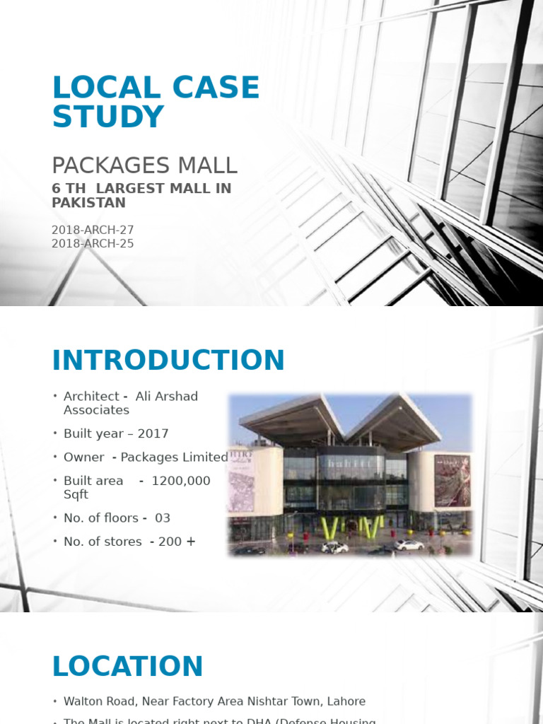 Packages Mall: Key Features & Location | PDF | Shopping Mall | Foot (Unit)
