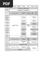 Middle School Block Schedule Samples | PDF