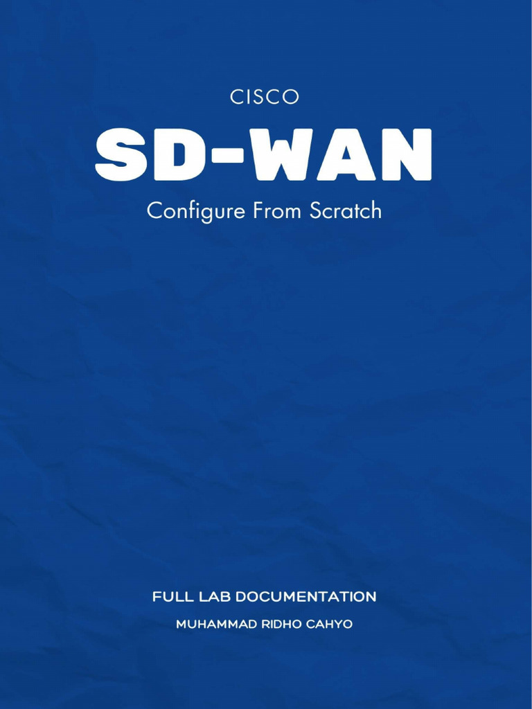 SD-WAN Lab Setup & Configuration | PDF | Virtual Private Network ...