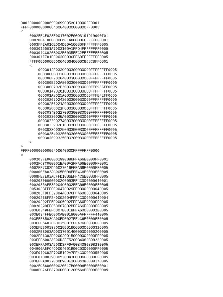 Hexadecimal Data Structure Analysis | PDF