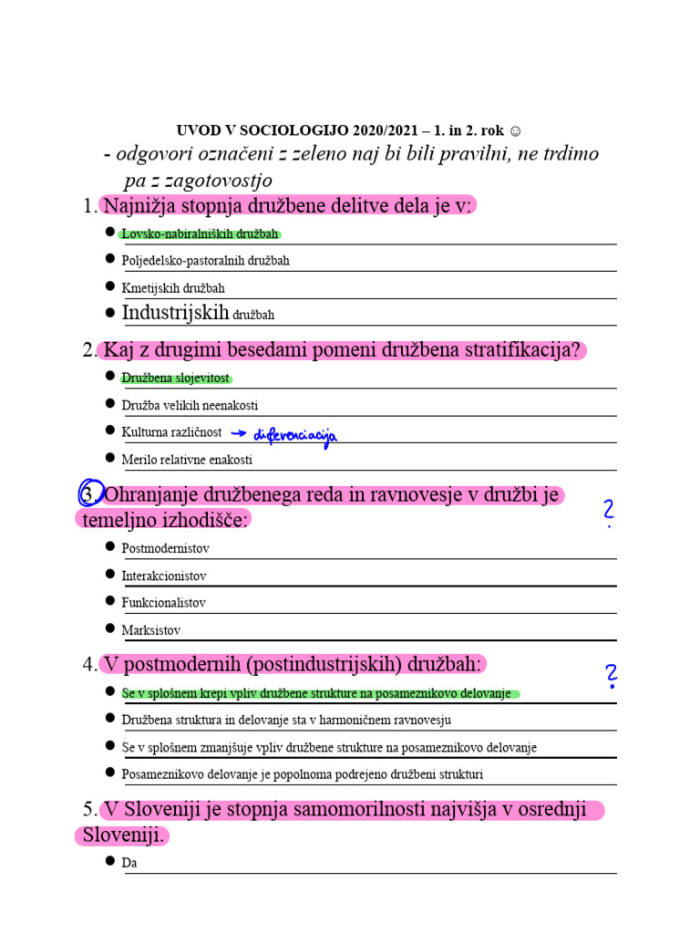 Stara Vprašanja | PDF