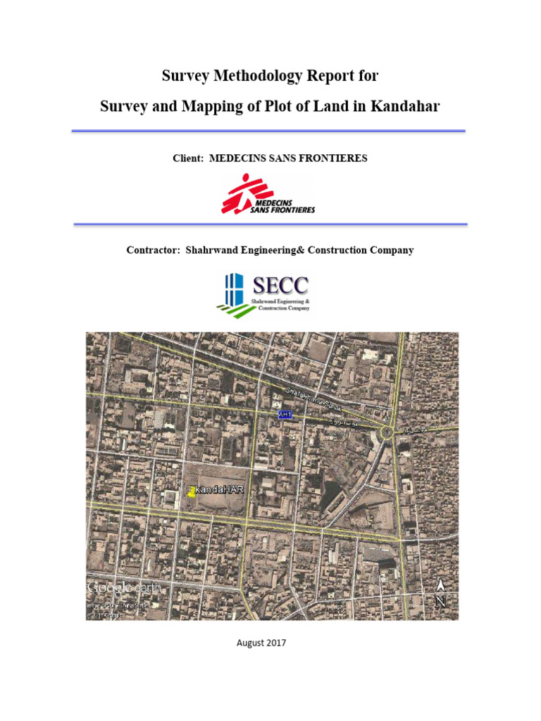 Methodology Report | PDF | Surveying | Geographic Data And Information