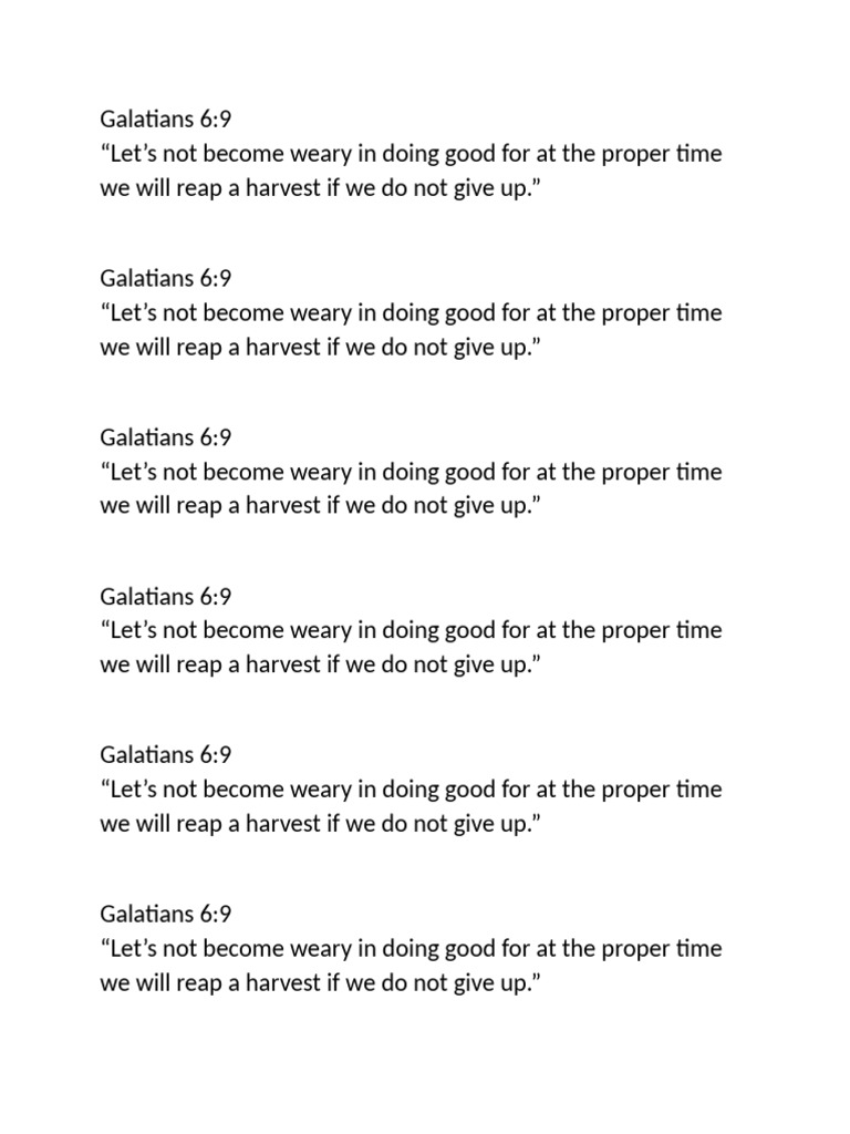 Galatians 6:9 and the 10 Commandments | PDF