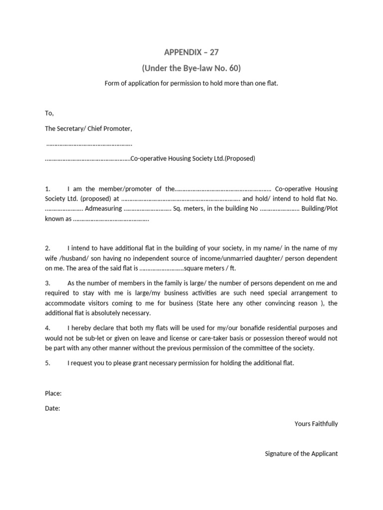 Appendix 27 Bye Lawsno.60 | PDF