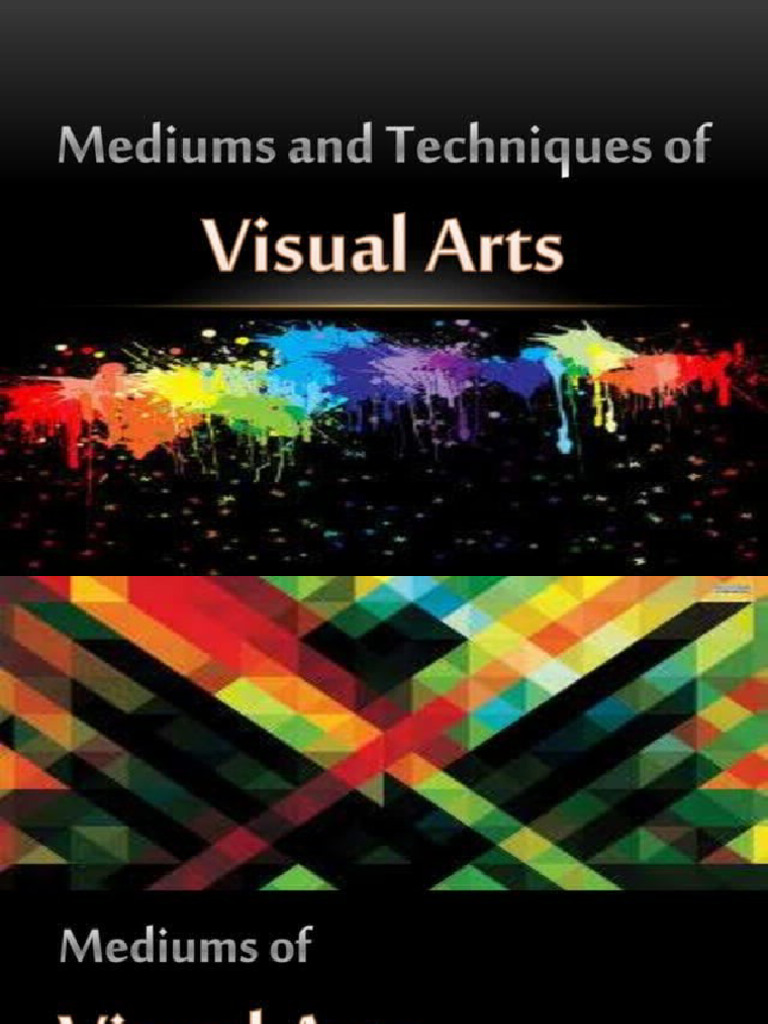 Meduim of Visual Arts | PDF